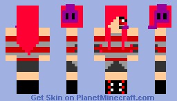Teto themed girl Minecraft Skin