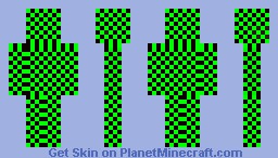 Texture Error (Green) Minecraft Skin