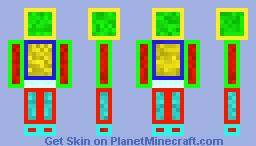 The Block Man Minecraft Skin