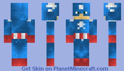 The Avengers - Captain America Minecraft Skin