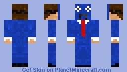 The Blue Guy Minecraft Skin