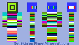 The Colorful Minecraft Skin