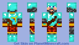 The Diamond Knight Minecraft Skin