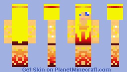 The Fire Princess Minecraft Skin