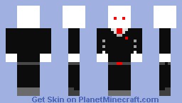 The Man in White Minecraft Skin