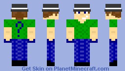 The Riddler Minecraft Skin