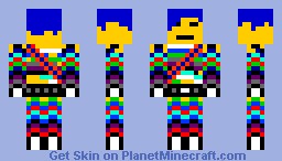The color man Minecraft Skin