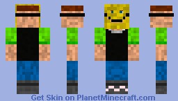 The golden mask. Minecraft Skin