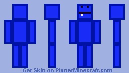 The new blue guy. Minecraft Skin