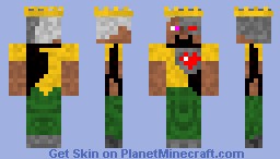 The quiet King (Part of story) Minecraft Skin