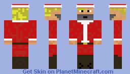 The santa claus Minecraft Skin