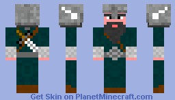 Thorin w/ sword (From The Hobbit) Minecraft Skin