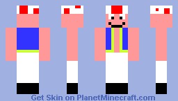 Toad skin(super mario) Minecraft Skin