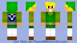 Toon Link Minecraft Skin