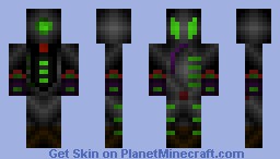 Toxic Invader Minecraft Skin