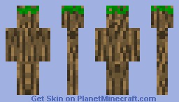 Tree Man Minecraft Skin