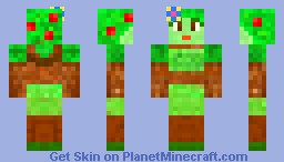 Tree girl Minecraft Skin