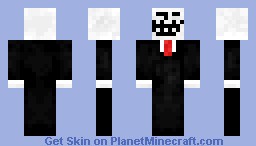 Trollface in Suit Minecraft Skin