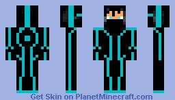 Tron Assassin Minecraft Skin