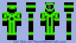Tron Program (Green Version) Minecraft Skin