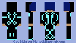Tron Skin(1/3) Minecraft Skin