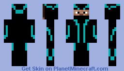 Tron Legacy User Minecraft Skin