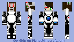 Terminator Girl Minecraft Skin