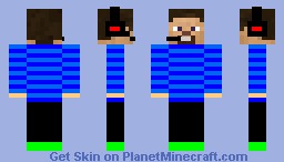 Teenager with Headset Minecraft Skin