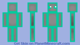 Basic Turqoise Robot Minecraft Skin