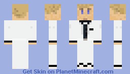 White suit and converse Minecraft Skin