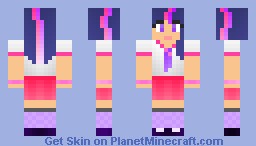 Twilight Sparkle human form Minecraft Skin