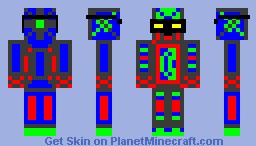 Bionic-Alien Minecraft Skin