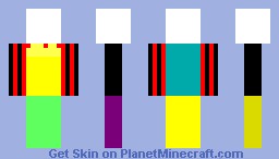 Two exspressions (colorful) Minecraft Skin
