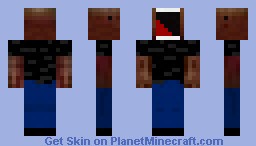 Tyrone the Black Screaming Whale Minecraft Skin