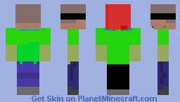 masked man Minecraft Skin