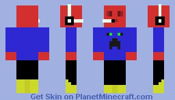 red slime dude Minecraft Skin