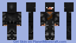 Black Masked Assassin Minecraft Skin