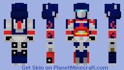 Optimus Prime Minecraft Skin