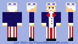 Uncle Sam Minecraft Skin