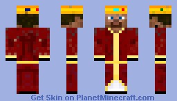 King Steve Minecraft Skin