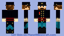 Union officer Minecraft Skin