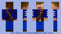 Union soldier *Brown hair* Minecraft Skin