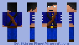Union soldier *Black hair* Minecraft Skin