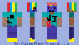 Rainbow skin :3 Minecraft Skin