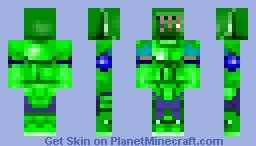 Emerald Steve (fixed!!) Minecraft Skin