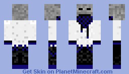 Skeleton With Hoodie! Minecraft Skin