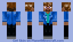 Upgraded Steve Minecraft Skin