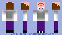 Upside Down Head Minecraft Skin