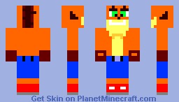 Crunch Bandicoot Minecraft Skin