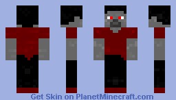 Vampire Steve Minecraft Skin